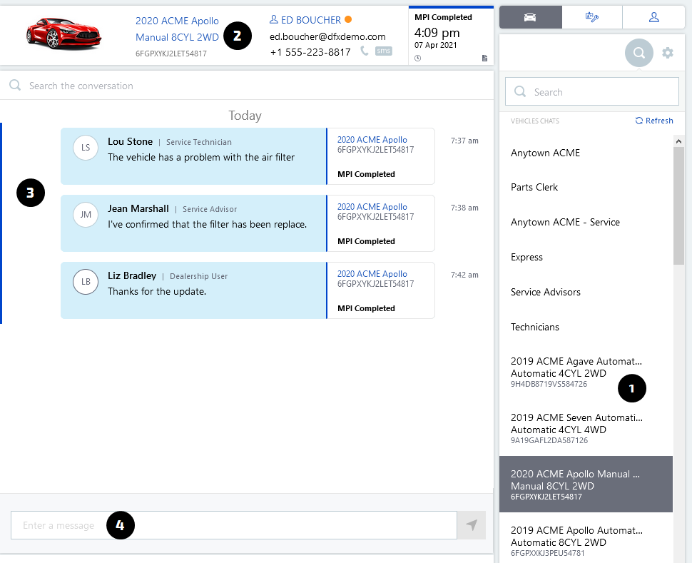 Vehicle Chat