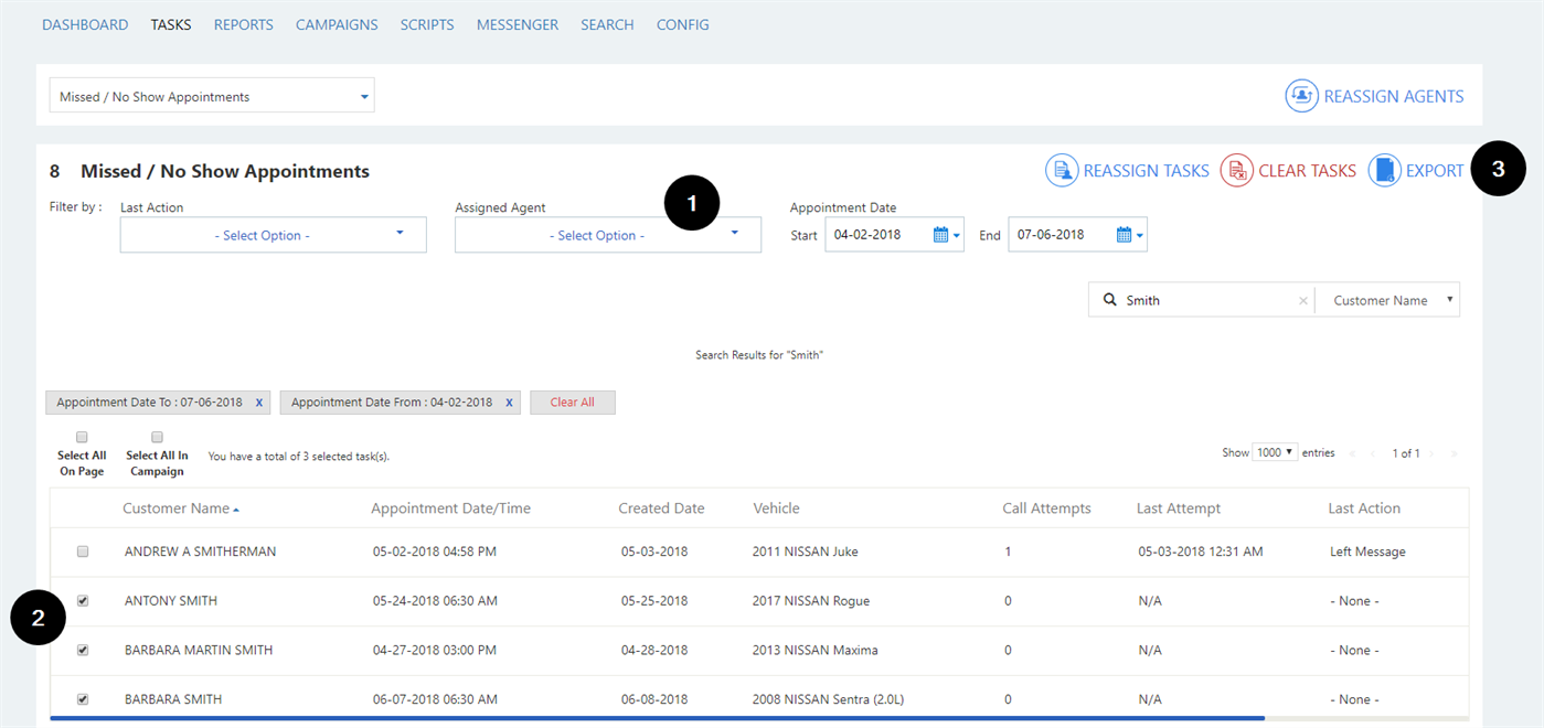Managing campaign tasks